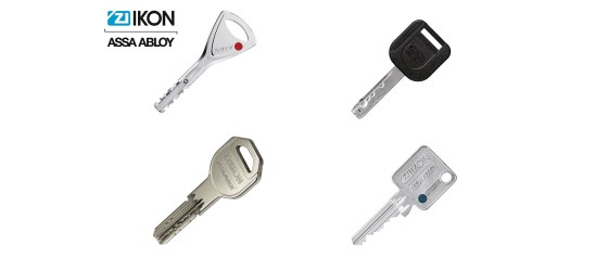 IKON Schlüssel nachbestellen für IKON Werkssysteme mit Sicherungskarte